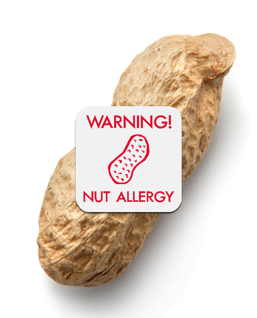 Nut Allergy Stickers for Clear Allergy Awareness
