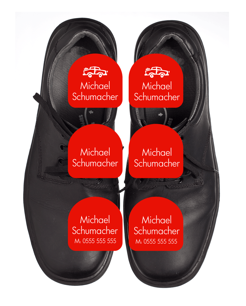 School Shoe Labels for Quick & Easy Identification